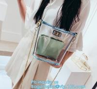 China Custom Eco-Friendly PVC Shopping Bag with Zipper Closure for Promotional Tote Use for sale