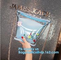 China Custom PVC Tote Bag Waterproof Shopping Bag with Zipper 500 PCS MOQ Promotional Shoulder Bag for sale