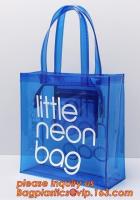China Custom PVC Soft Pouch Bag with Handle Round Embroidery Recyclable Quilt Packaging Bag 500 PCS MOQ for sale