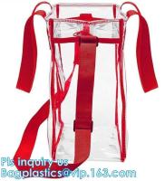 China Custom Logo Clear PVC Bag Large Capacity with Handle for Blanket Storage 500 PCS MOQ for sale