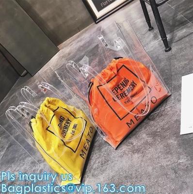China PVC Coated Cotton Shopping Tote Bag with Strong Handles 40x30cm Reusable Shopper for sale