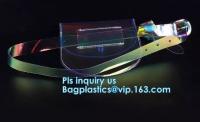 China Clear PVC Sports Waist Bag Fanny Pack Transparent Belt Bag for Outdoor Running for sale