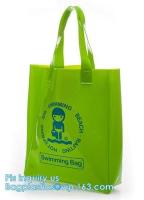 China PVC Cosmetic Gift Bags with Handle for Retail Display Large Organizer Storage Bag 20x15cm for sale