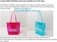 China Custom PVC PP Printed Plastic Shopping Bag with Handle OEM Poly Packaging Bag 500 PCS MOQ for sale