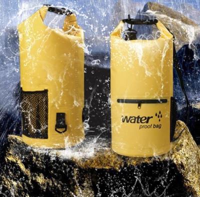 China Outdoor Polyester PVC Ocean Pack Waterproof Dry Bag 20L with Shoulder Strap for Camping for sale