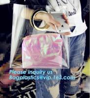 China Neon PVC Clutch Bag Set 3 in 1 Women Dinner Tote Handbag Wholesale Custom Size for sale