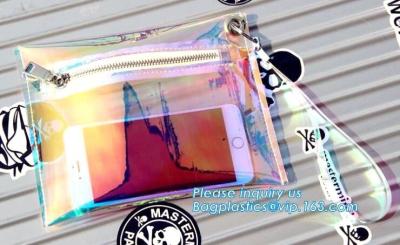 China Clear Vinyl Neon Hue Mini Tote Bag Transparent PVC Shopping Beach Bag 30x20cm for sale