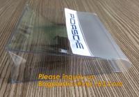 China Custom PVC Loop Handle Plastic Shopping Bag 30x28cm Waterproof Clear Cosmetic Bag with Zipper for sale