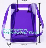 China Custom Clear PVC Cosmetic Bag with Zipper Waterproof Makeup Pouch 500 PCS MOQ for sale