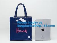 China Transparent PVC Tote Bag Shoulder Handbag Beach Bag 35x333x13cm Clear Zippered for sale