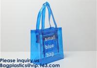 China Wholesale Transparent PVC Beach Bag 35x33x13cm Waterproof Clear Tote Shoulder Sling for sale