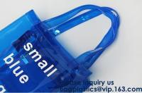 China Wholesale Transparent PVC Beach Bag 35x33x13cm Waterproof Clear Tote Shoulder Sling for sale