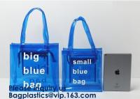 China Holographic Clear PVC Tote Bag 22.5x14.5x19.5cm Custom Fashion Handbag for Women for sale