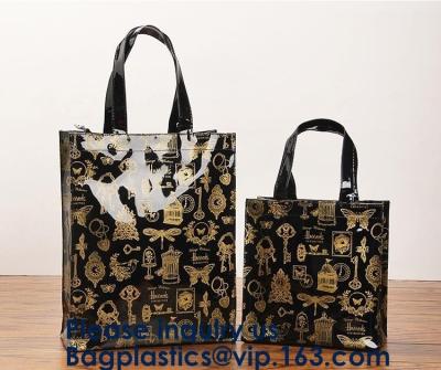 China Custom Holographic PVC Cosmetic Travel Bag 0.1-0.5mm Thickness for Toiletry Makeup for sale