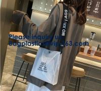 China Custom PVC Holographic Tote Bag 7.8x5.9x9 Inch Waterproof Shopping Beach Bag for Women for sale