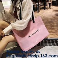 China Transparent Hologram Laser Messenger Bag Women Pink Jelly Shoulder Bag 23x14x20 cm Tote Handbag for sale