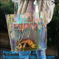 China Fashion Hologram Laser Handbag Purse Shoulder Summer Beach Bag for Women 22.5x14.5x19.5cm for sale