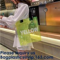 China Custom Hologram PVC Cosmetic Bag 18x9.5x14.5cm Waterproof Shoulder Tote for sale
