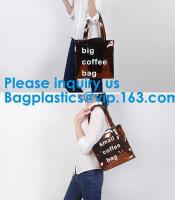 China Custom Holographic PVC Transparent Tote Bag 31x10x37cm Waterproof Reusable Shopping Bag for sale