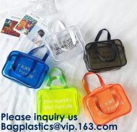 China Custom Hologram PVC Tote Bag 100g Eco-Friendly Transparent Shoulder Bag for sale