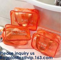 China Custom Hologram PVC Tote Bag 100g Eco-Friendly Transparent Shoulder Bag for sale