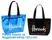 China Custom PVC Clear Tote Bag 200g Eco-Friendly Transparent Beach Bag for Women OEM for sale