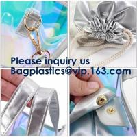 China Custom Clear PVC Transparent Tote Bag 35x33x13cm Waterproof Eco-Friendly for Travel Shopping Stadium Security for sale