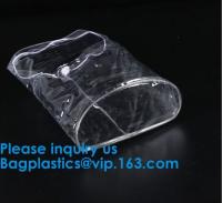 China Custom PVC Transparent Drawstring Bag 12x12 Inch for Sports Stadium Promotional Clear Backpack for sale