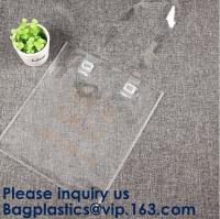 China Custom Logo Clear PVC Shopping Tote Bag 37x43cm Transparent Waterproof Grocery Bag for sale