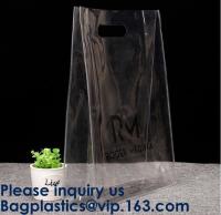 China Custom Clear PVC Shopping Tote Bag 37x44cm Waterproof Reusable Grocery Bag with Zipper for sale