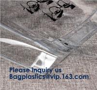 China Custom Logo Clear PVC Shopping Bag Reusable Transparent Tote 0.3mm Thick 20kg Load for sale