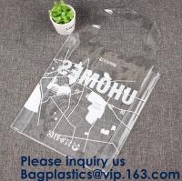 China Custom Printed Clear PVC Shopping Tote Bag 37x44cm Waterproof Reusable Eco Friendly Promotional Bag for sale
