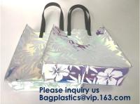 China Custom Waterproof PVC Beach Tote Bag 39x30x13cm Eco-Friendly Promotional Shopping Bag for sale