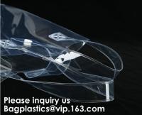 China Clear PVC Makeup Cosmetic Tote Bag 20x23x7.5cm with Zipper Closure and Adjustable Shoulder Strap for sale