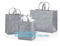 China Custom Eco-Friendly Felt Shopping Tote Bag 35x43x14cm with Handles for sale