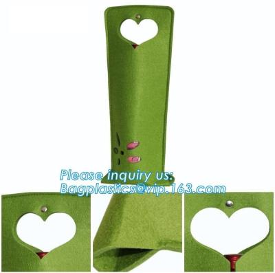 China Eco-Friendly 3mm Felt Tote Bag Custom Size 20x22x9cm for Shopping Travel for sale