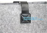China Eco Polyester Felt Laptop Bag 15 Inch with Zipper Pocket Customizable Tote Handmade Fashion Women for sale