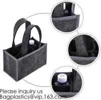 China Custom Eco-Friendly Felt Tote Bag 30x25x15cm for Shopping Daily Use for sale