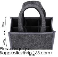 China Custom Eco-Friendly Felt Tote Bag 30x25x15cm for Shopping Daily Use for sale