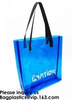China Clear PVC Sling Bag with Zipper Pouch and Adjustable Shoulder Strap 20x23x1.5cm for sale