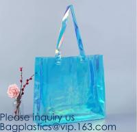 China Custom Clear PVC Drawstring Backpack Bag 35x45cm for Promotional Gifts for sale