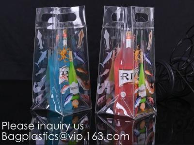 China Custom Clear PVC Shopping Tote Bag Eco Friendly Transparent Shoulder Bag 35x38x14 cm for sale