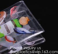 China Custom Clear PVC Shopping Tote Bag Eco Friendly Transparent Shoulder Bag 35x38x14 cm for sale
