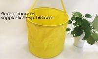 China PVC Tarpaulin Waterproof Collapsible Rain Water Barrel 500L Folding Garden Tank for sale