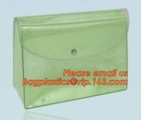 China Custom Durable PVC Waterproof Transparent Beach Bag with Zipper 25x35x10cm for sale