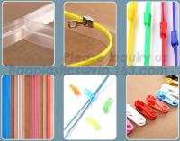 China PP PE String Flanged Slider Zipper 1000pcs Carton Custom Size for Vacuum Storage Bags for sale