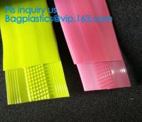 China Custom Plastic Vacuum Bag Zipper 13mm PE PP Slider Zipper for Food Packaging for sale