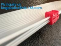 China Plastic Zipper 12-13mm PE PP PVC EVA Flange String Slider for Vacuum Bags Food Grade for sale