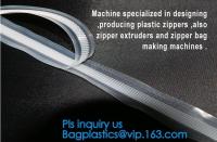 China Custom Plastic Zipper 12-13mm PE PP TPU Waterproof Reclosable Zipper for Pouch Bags for sale