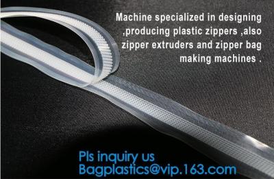 China Custom Plastic Zipper 12-13mm PE PP TPU Waterproof Reclosable Zipper for Pouch Bags for sale